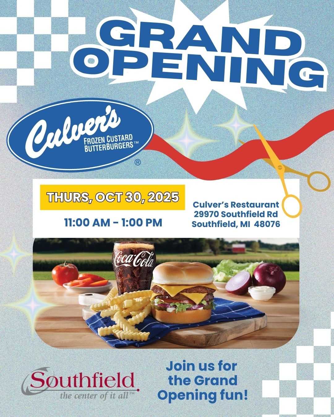 Culver’s to Celebrate Grand Opening of First Southfield Location October 30 | City of Southfield